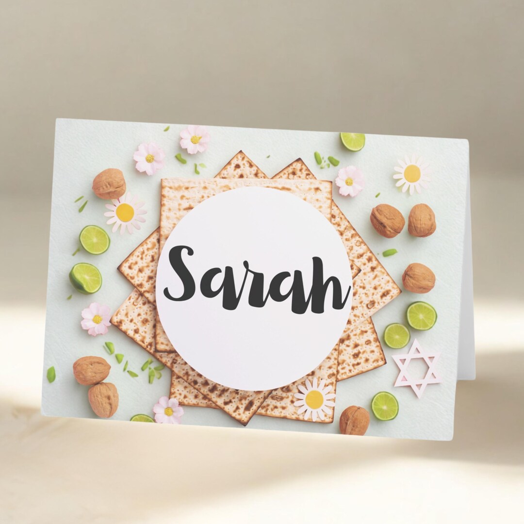 Passover Place Cards Seder Place Cards Fast Shipping Passover Table ...