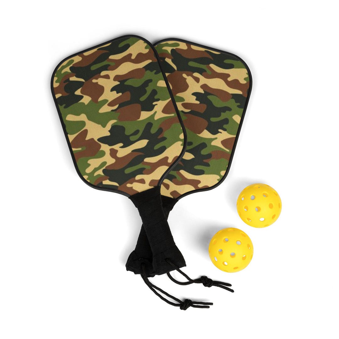 Camouflage Pickleball Paddle Kit, Pickleball Equipment, Pickleball Gear ...