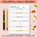 Daily Review Printable, Daily Reflection, Printable Daily Review ...