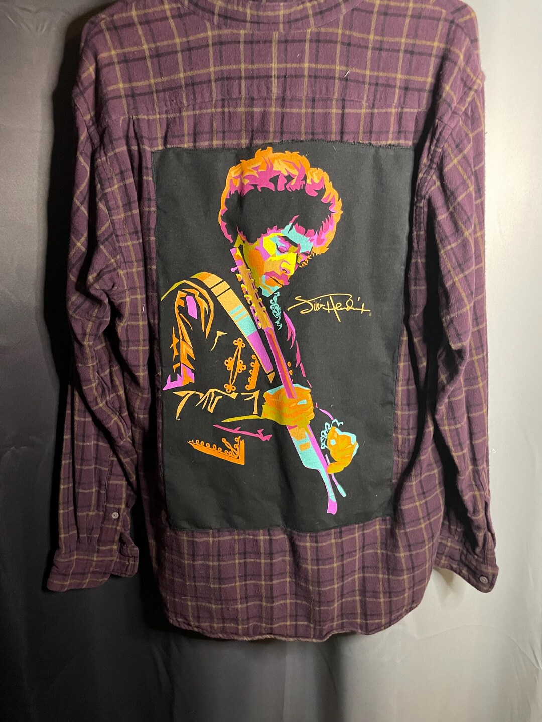 Upcycled Band Flannel - Etsy