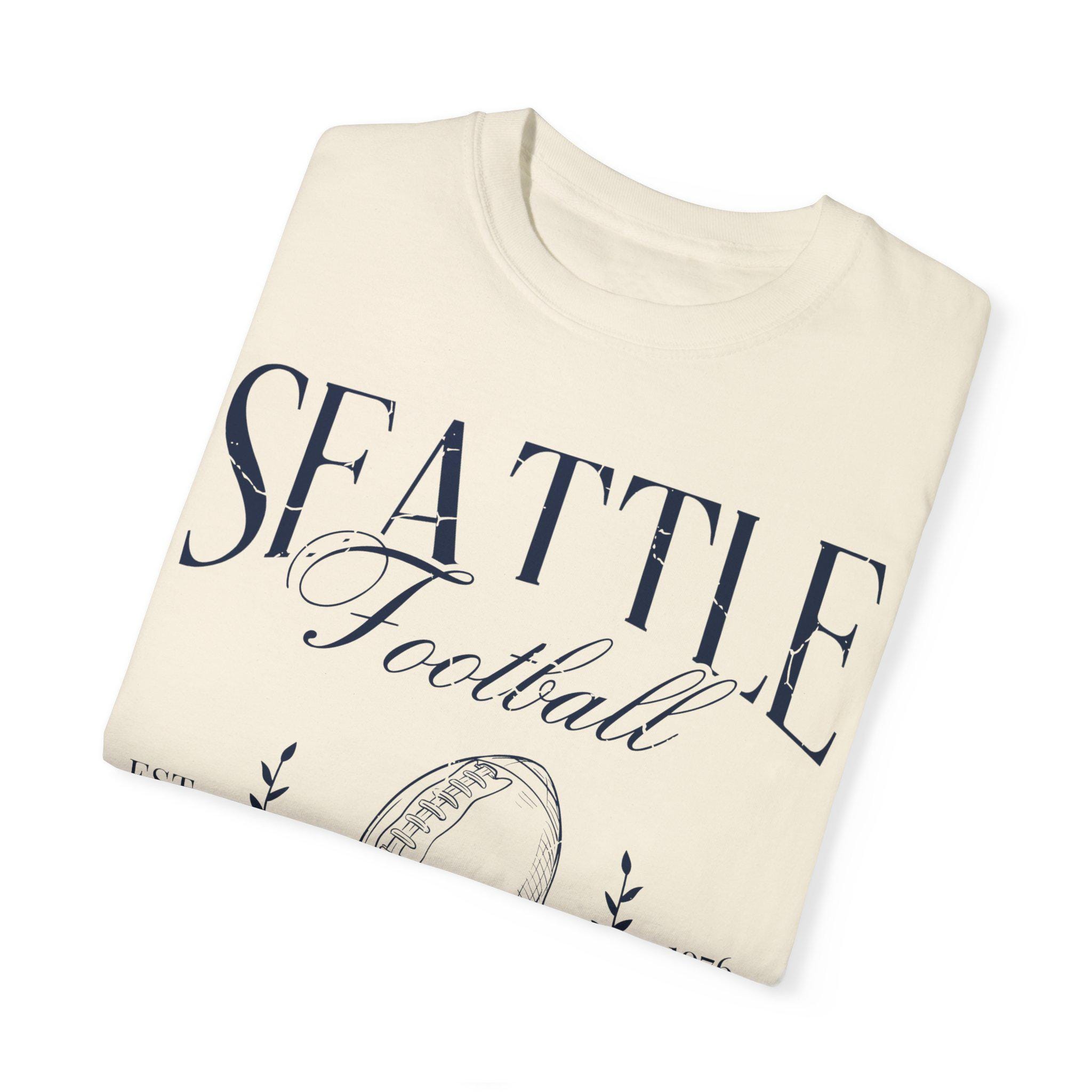 Preppy Seattle Football Tee | Cutesy Oversized Seattle Seahawks T-shirt ...