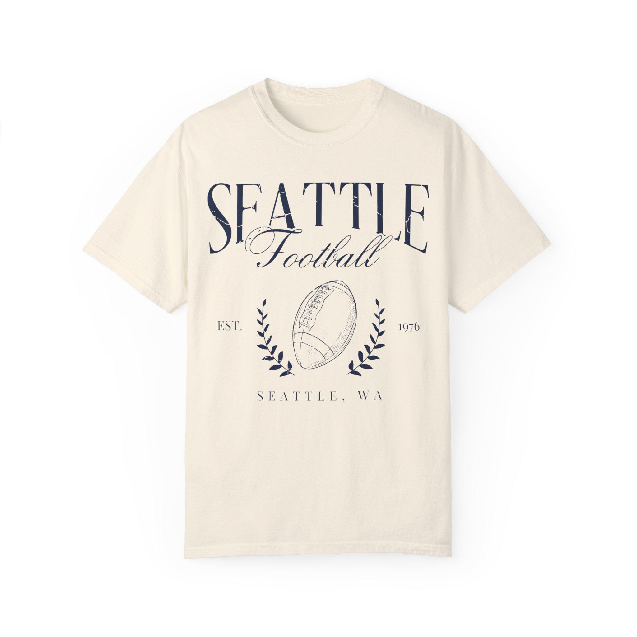 Preppy Seattle Football Tee | Cutesy Oversized Seattle Seahawks T-shirt ...