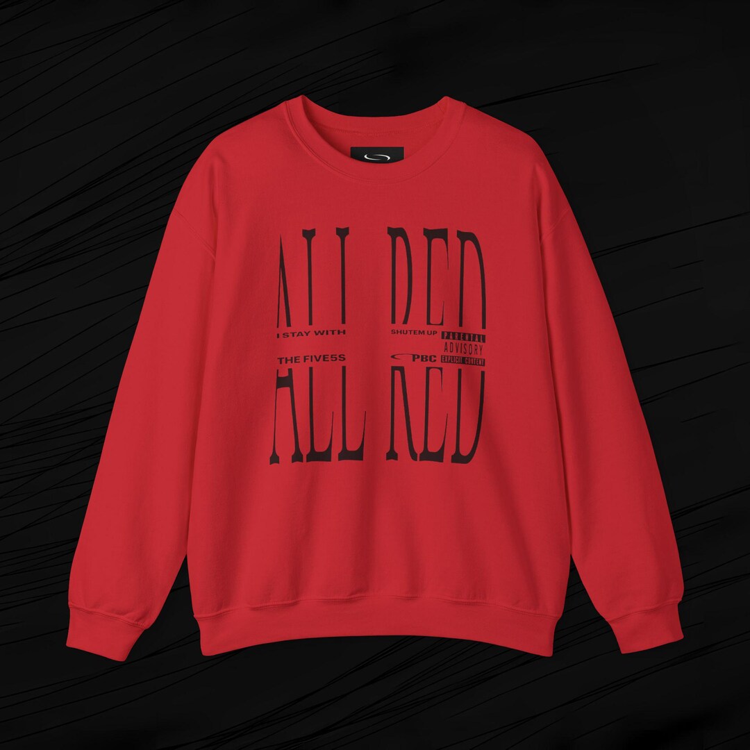 Playboi Carti All Red Opium Sweatshirt, Rapper and Concert Merch - Etsy