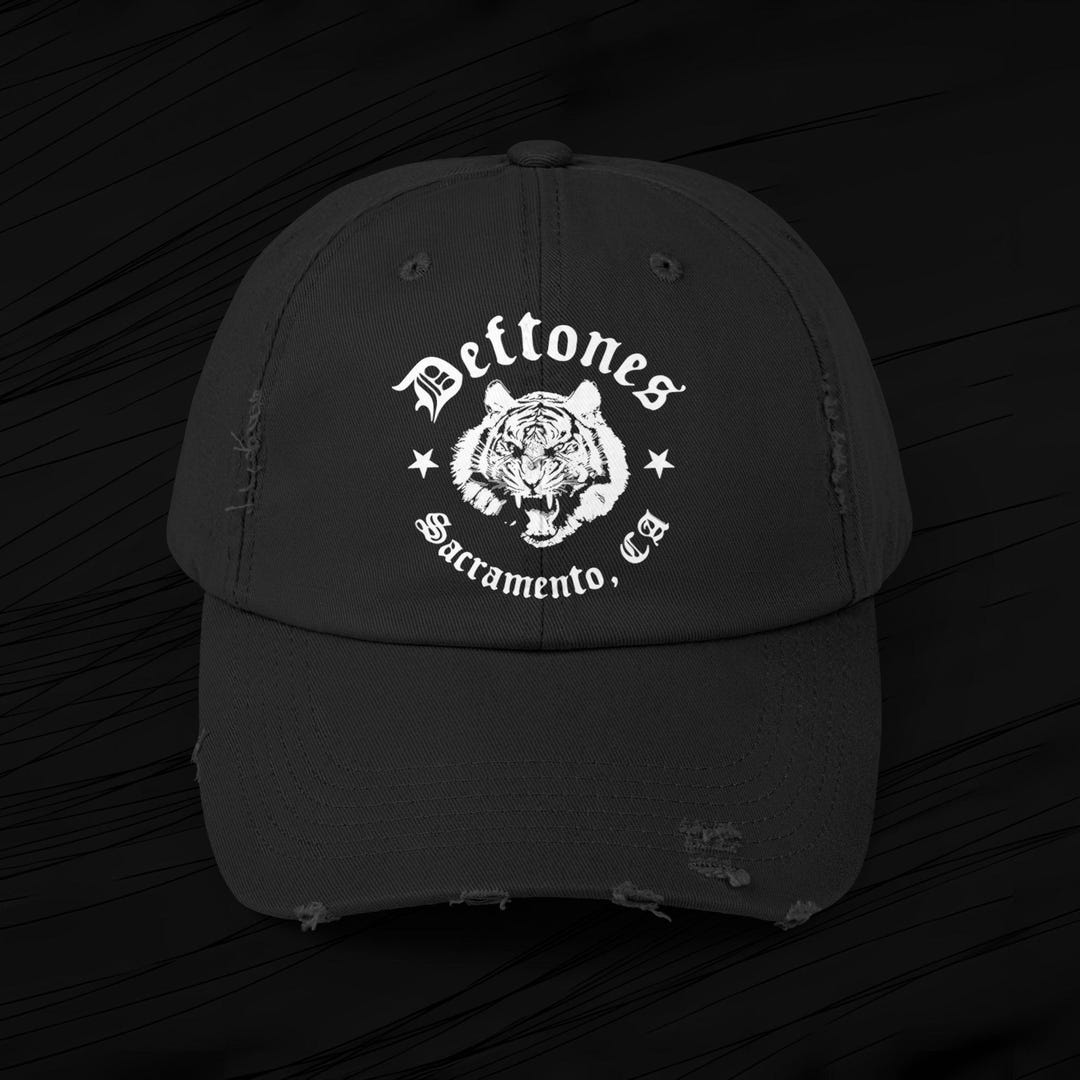 Deftones Sacramento California Tiger Cap - Gift for Metal Fans ...