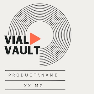 Custom Vial Labels | Waterproof Labels for 3ml 10ml 30ml Vials ...