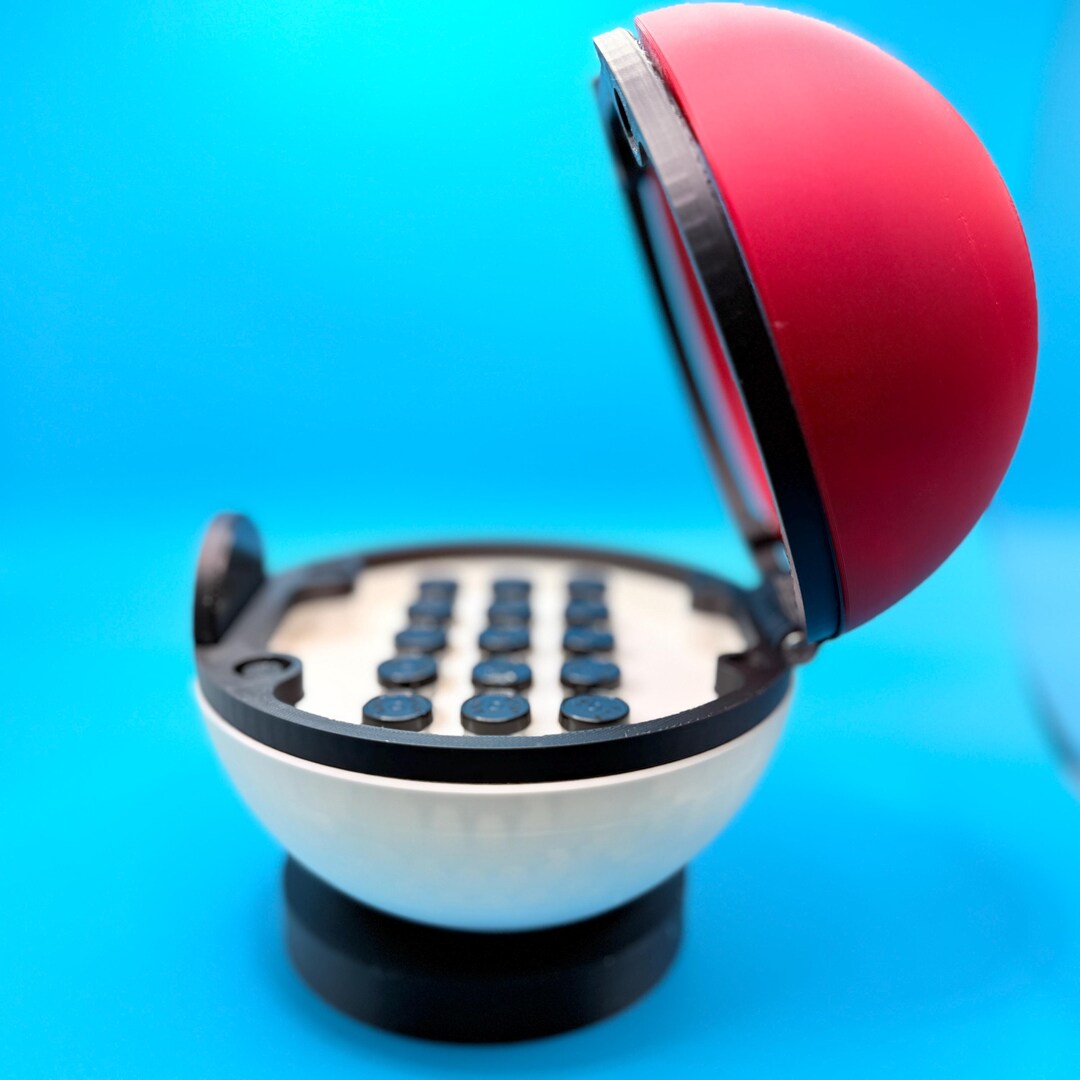 Pokévault: 15- 3ml Vial Pokéball Case - Etsy New Zealand