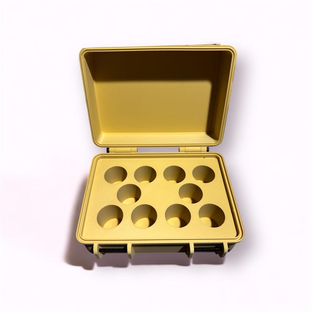 10 Vial Customizable Protective Rugged Case for 10ml Vials 10 Vials - Etsy