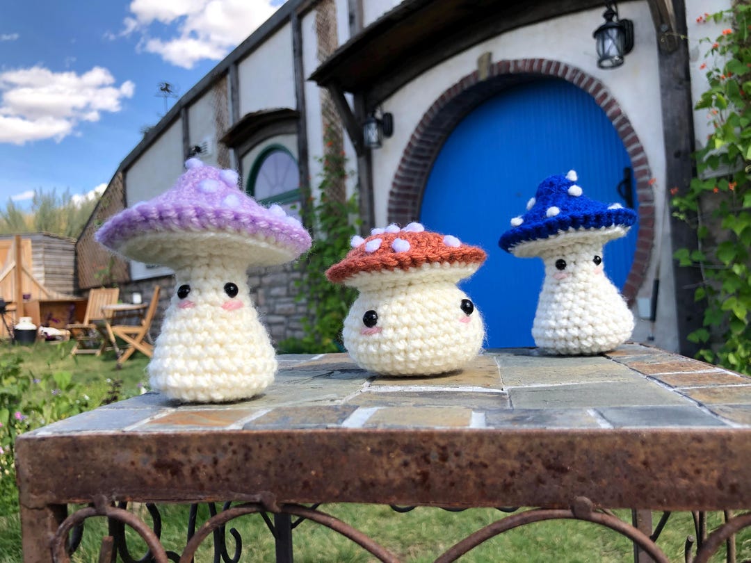 Crochet Mushroom Sprites PATTERN ONLY, Desk Buddy, Amigurumi, Fungi - Etsy
