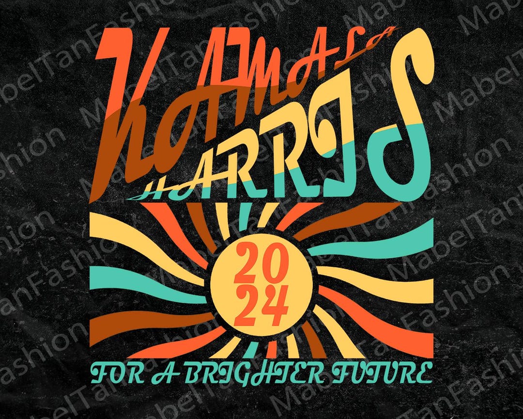 Kamala Harris 2024 Png, Kamala for President Png, Boho Aesthetic Png ...