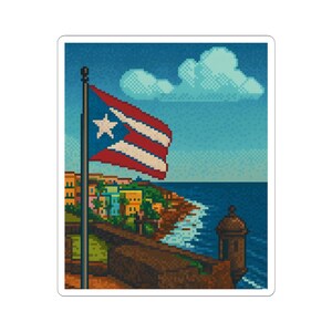 Puerto Pixel Art - Etsy