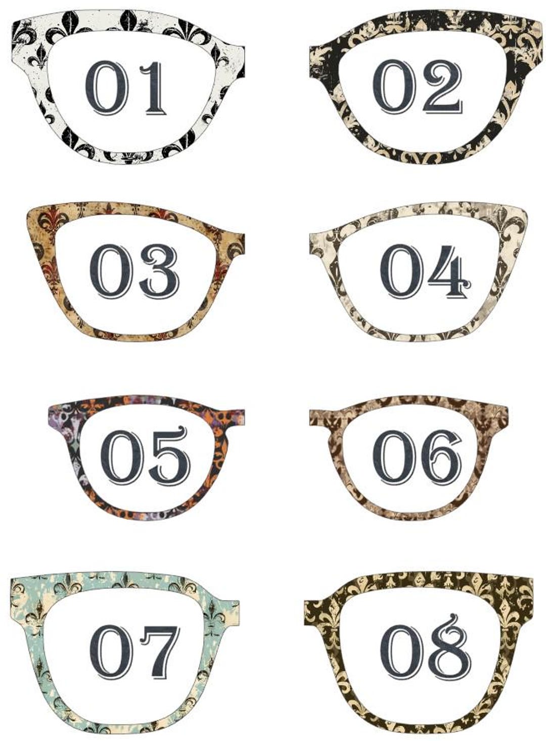 Grunge Fleur-de-lis Toppers - Etsy