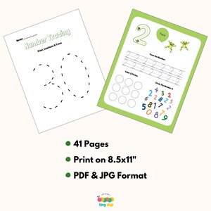 Number Worksheets, Preschool and Kindergarten Math Practice, 1 to 30 ...