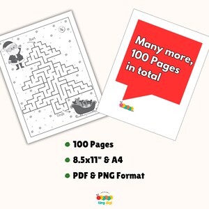 100 Printable Christmas Activities, Christmas Activity Bundle ...