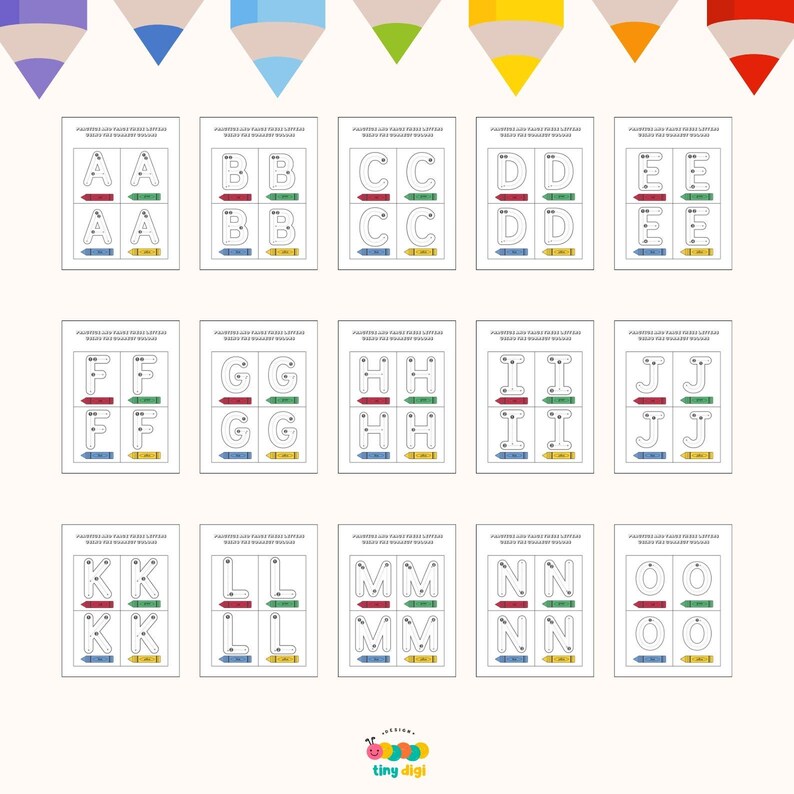 Alphabet Tracing, Tracing for Capital Letters, Uppercase Letters ...