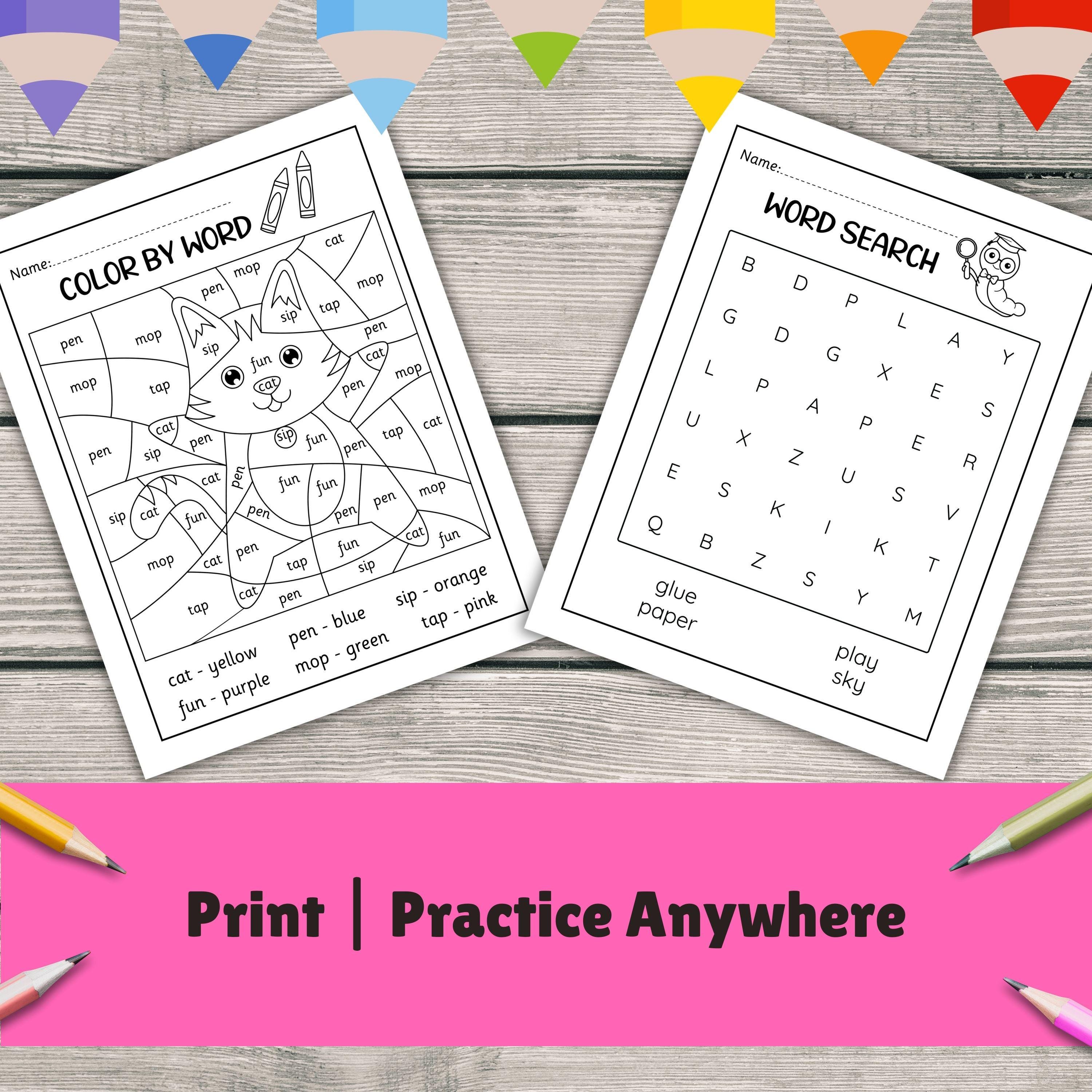 1st Grade Math & Literacy Worksheets Bundle (25 Pages) | Printable ...