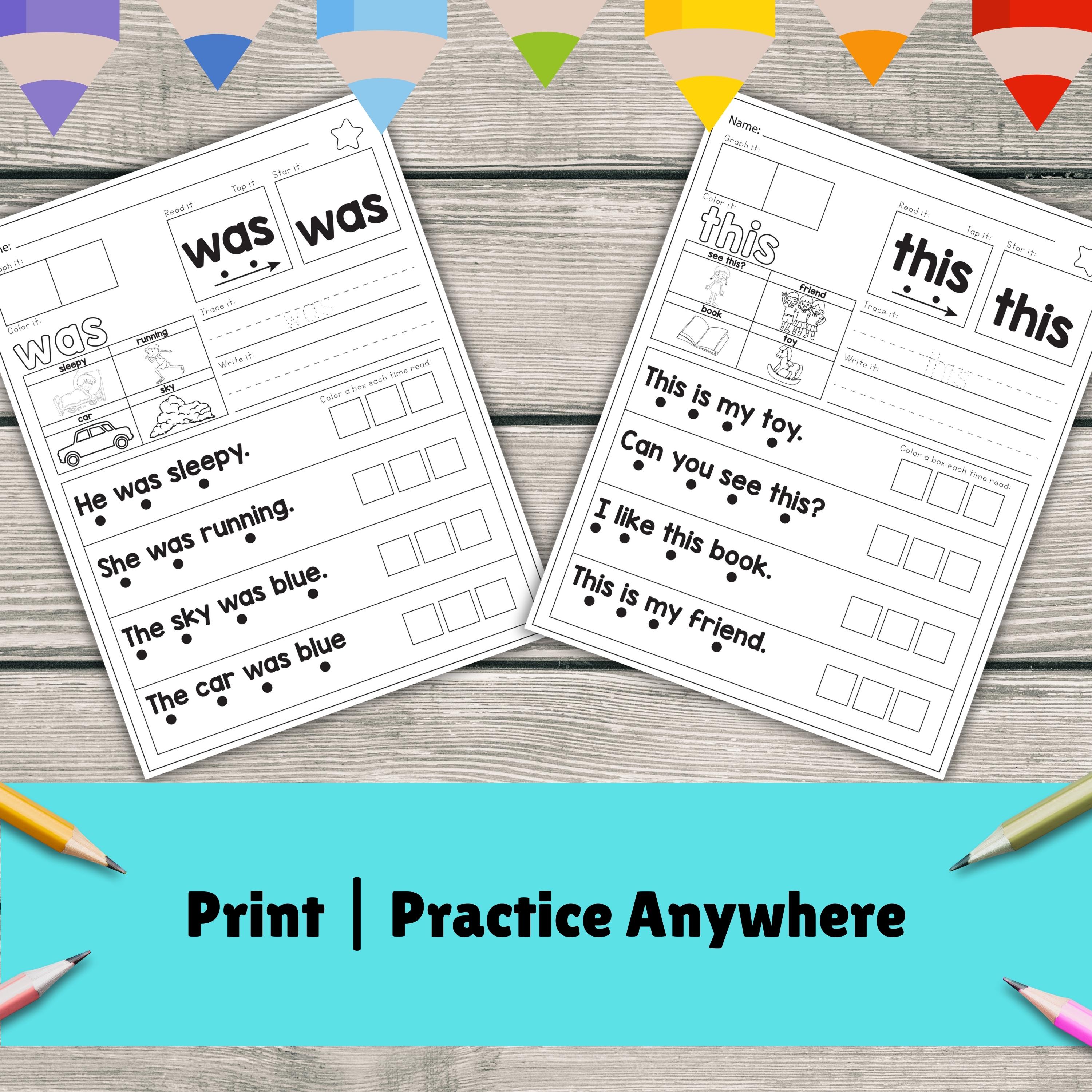 Science of Reading Sight Words | Heart Words Worksheets | Orthographic ...