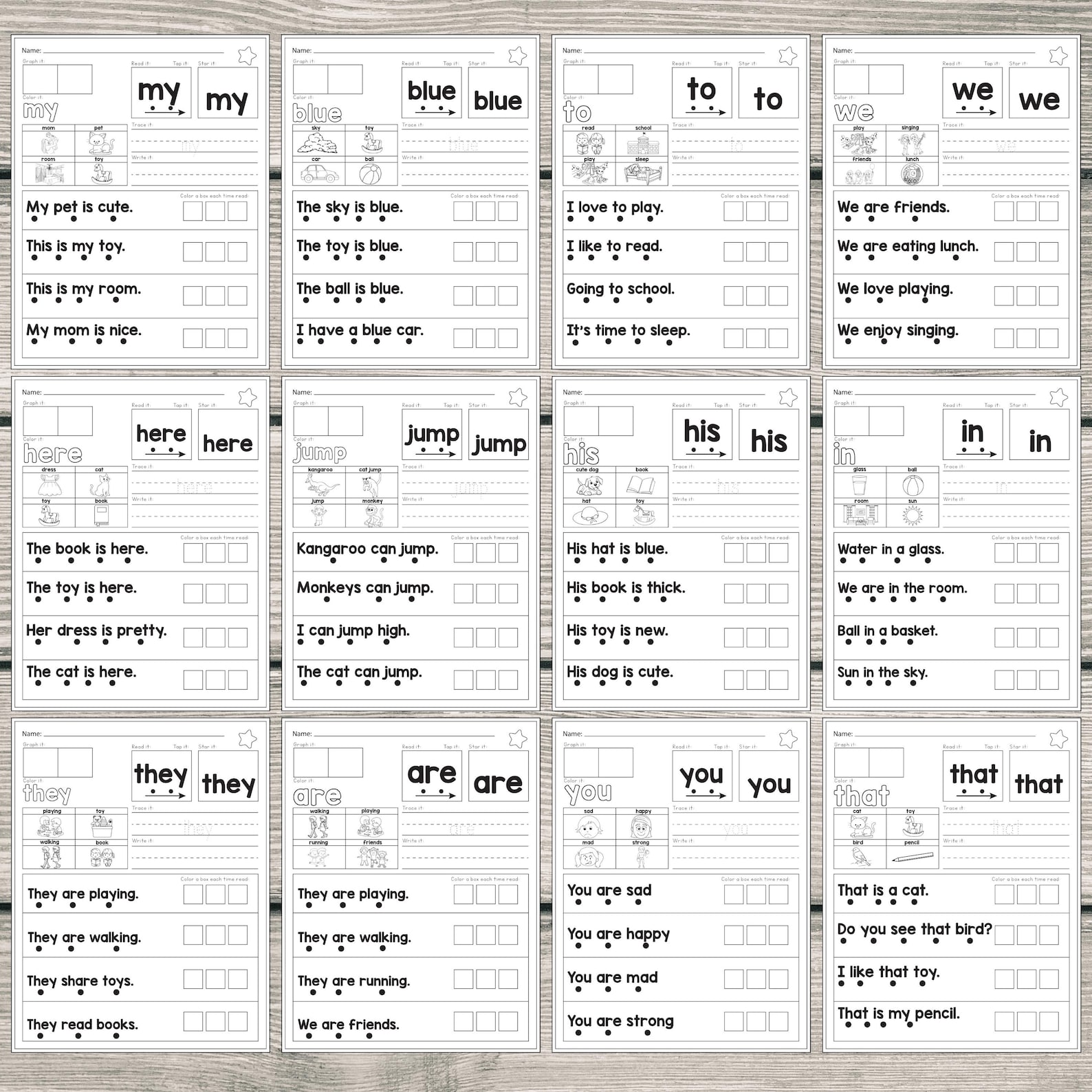 Science of Reading Sight Words | Heart Words Worksheets | Orthographic ...