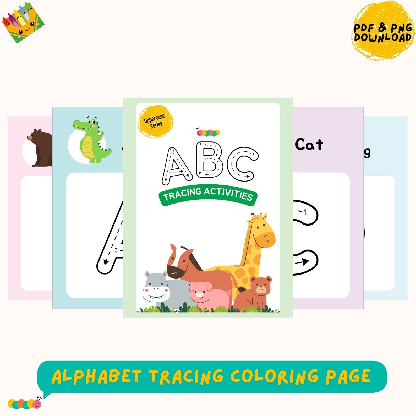 Trace Letters, Alphabet Tracing Activities, 26 Letters Tracing ...