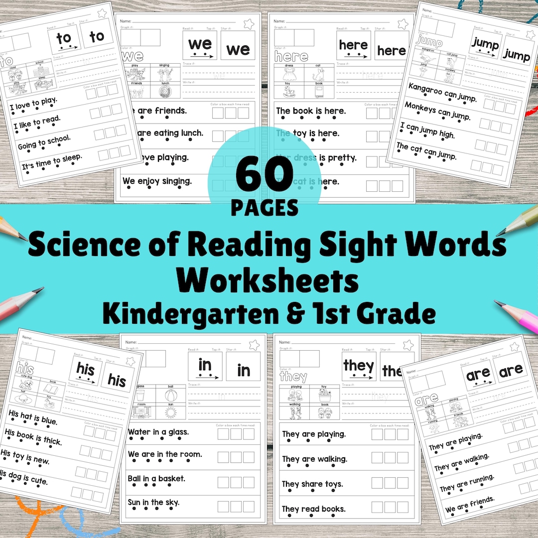 Science of Reading Sight Words | Heart Words Worksheets | Orthographic ...