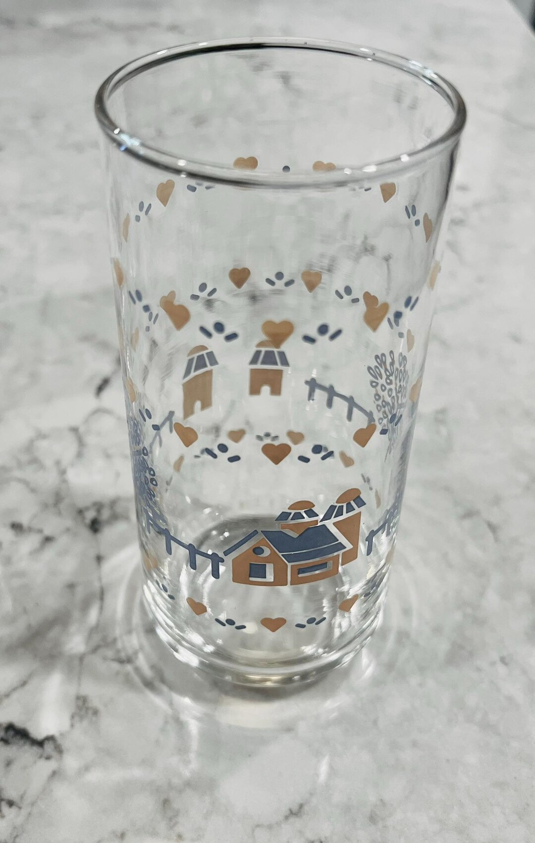 Set of 4 Vintage Libby Farm Scene Tumblers - Etsy