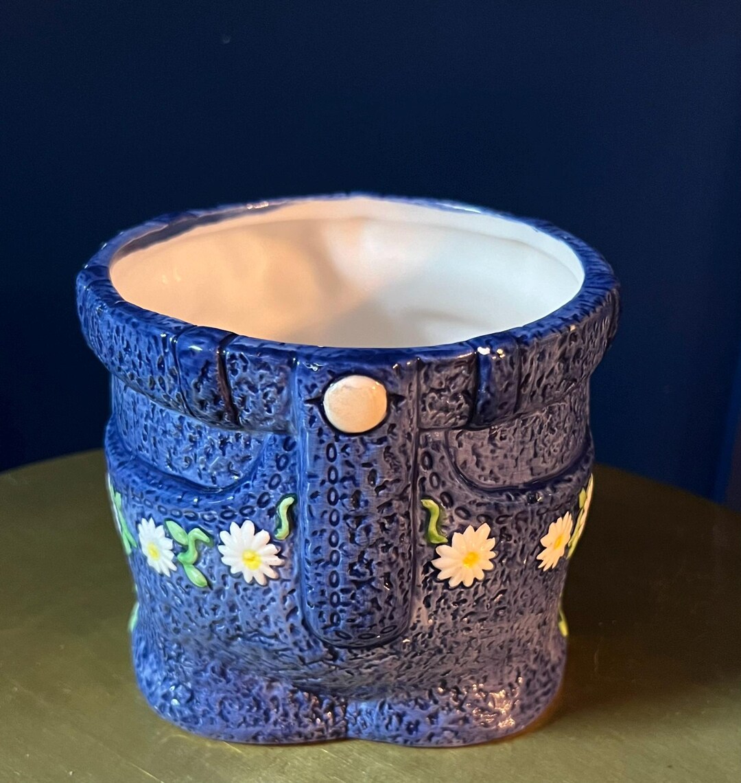 Adorable Little Denim Planter - Etsy