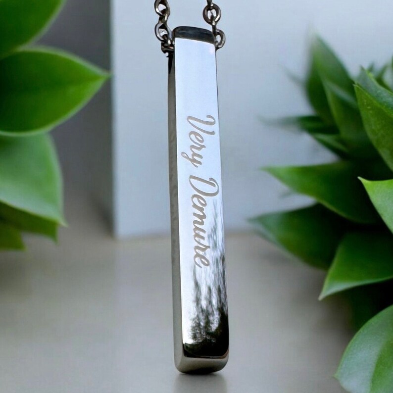 Very Mindful, Very Cutesy, Very Demure 3D Rectangle Pendant Bar ...