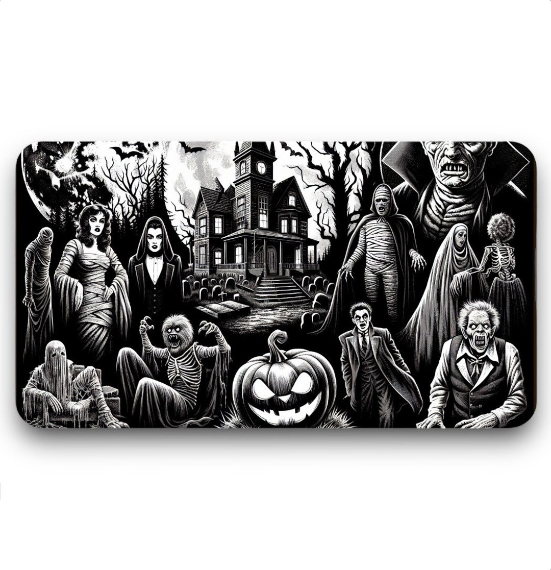 Retro Horror: Classic Horror Icons From the Past. Halloween Themed ...