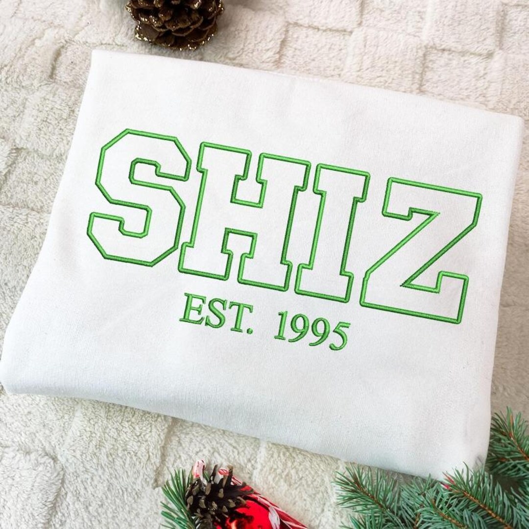 Vintage Shiz Sweatshirt Embroidered Wicked Movie, Wizard Shiz ...