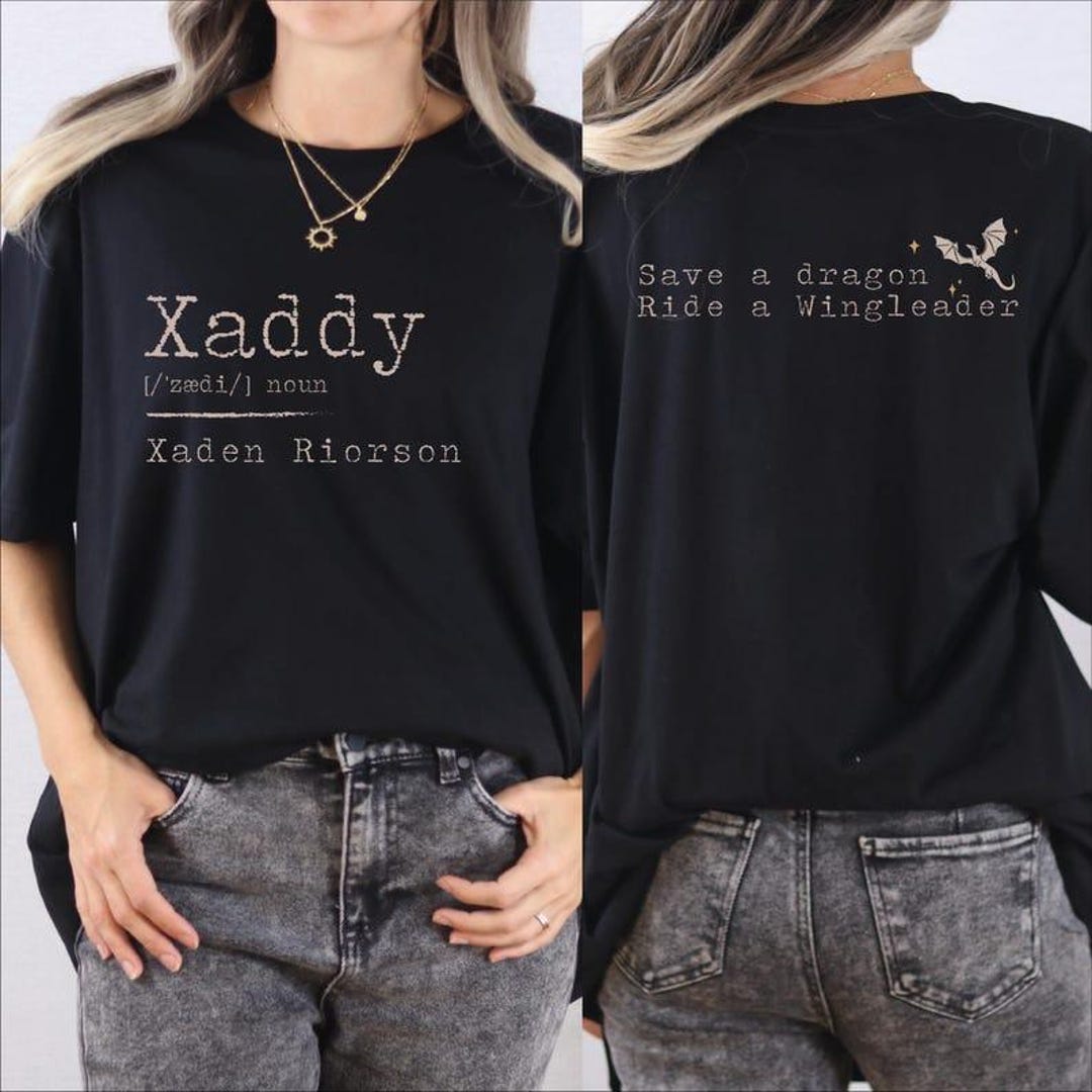 Xaddy, Xaddy Shirt, Xaden Riorson, Xaden Fourth Wing Shirt, Fourth Wing ...