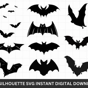 Bat Svg, Cute Bat Svg, Floral Bat Svg, Baby Bat Svg, Halloween Bat Svg ...