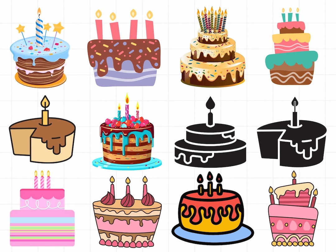Birthday Cake SVG, Birthday Cake Vector, Birthday Cake Slice Svg ...