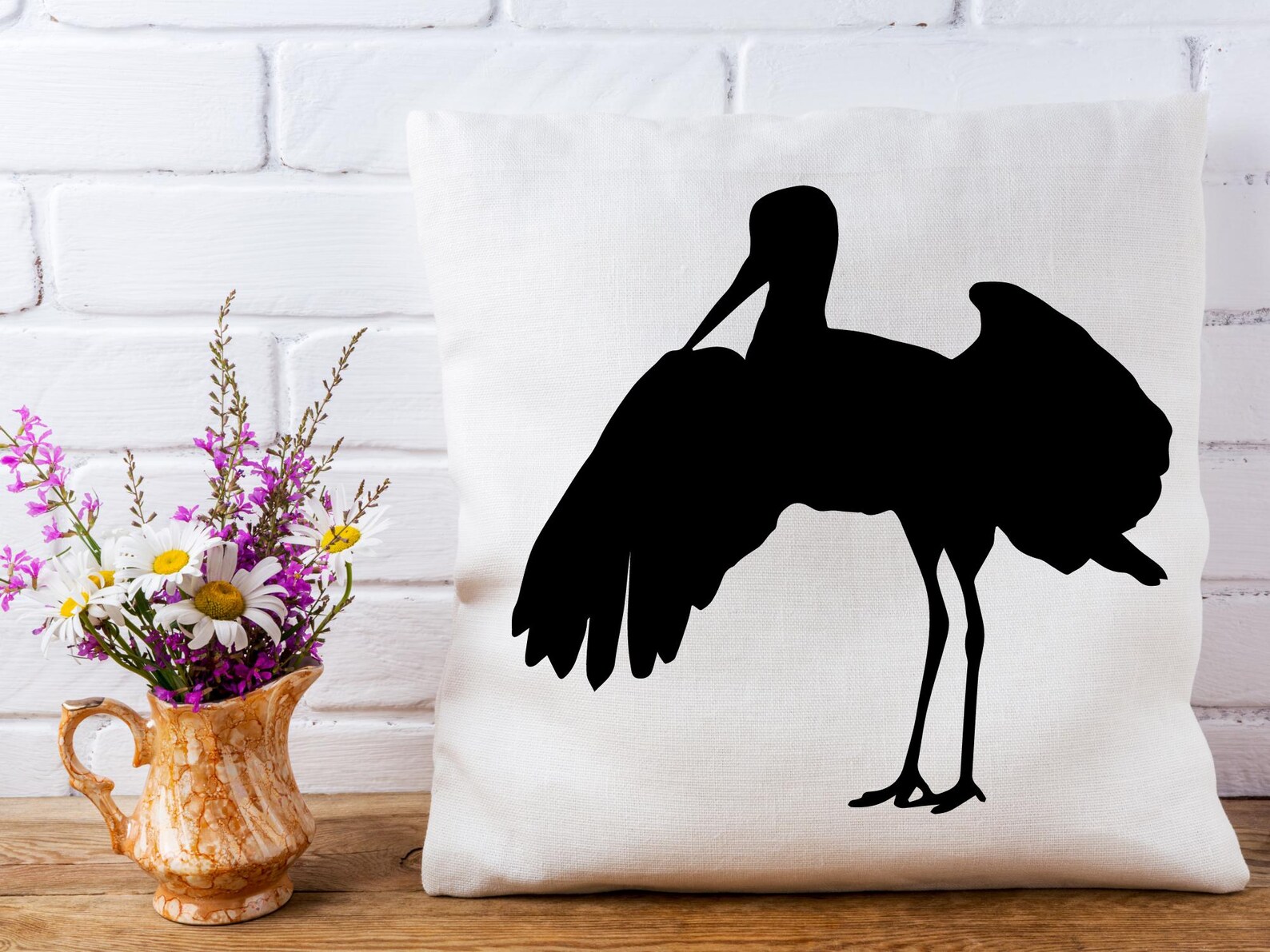 Stork Svg Bundle, Stork Clipart, Stork Cut File, Bird Svg, Bird Clipart ...