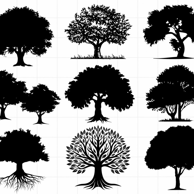 Tree Svg - Etsy