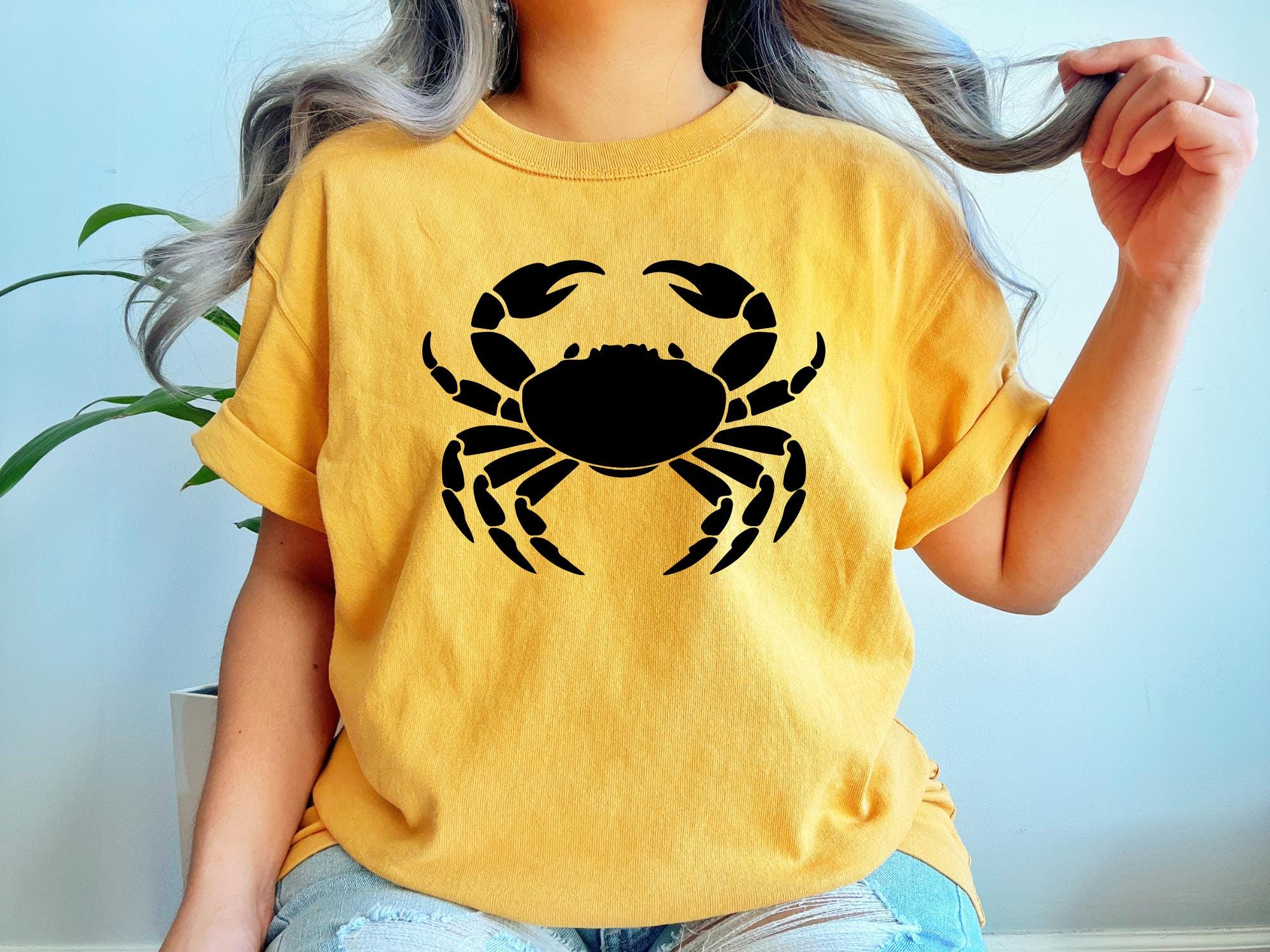 Crab SVG, Crab Clipart, Crab Svg Cutting File Crab Silhouette, Seafood ...