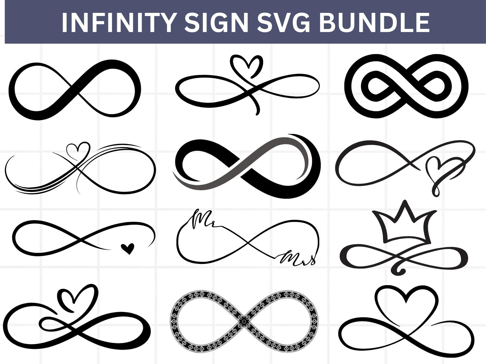 Infinity Svg, Infinity Love Svg Bundle, Forever Infinity Svg, Infinity ...