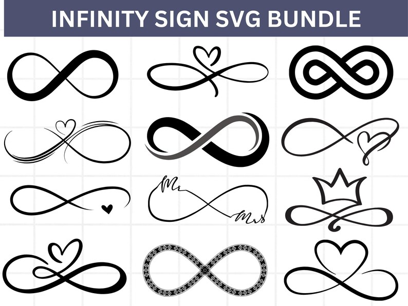 Infinity Svg, Infinity Love Svg Bundle, Forever Infinity Svg, Infinity ...
