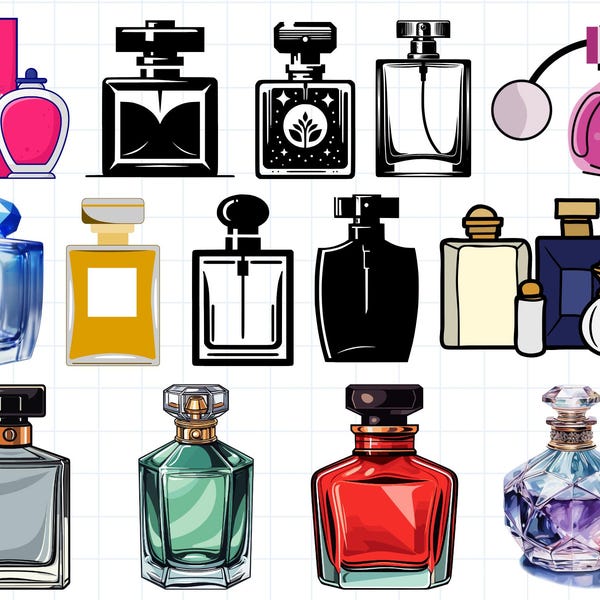 Perfume Bottle Svg - Etsy