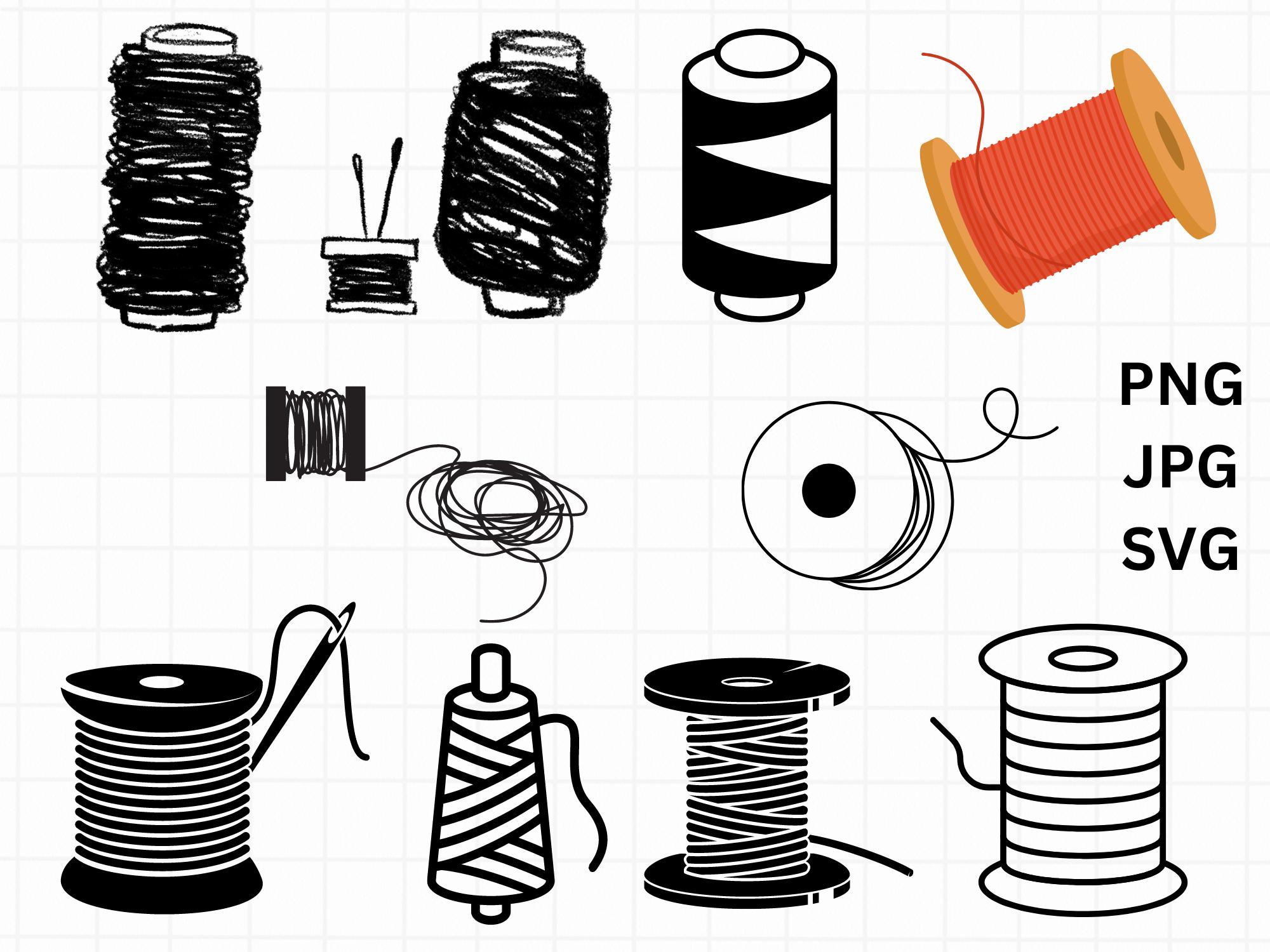 Thread Spool SVG, SVG Files for Cricut, Sewing Svg, Thread Svg, Sewing ...