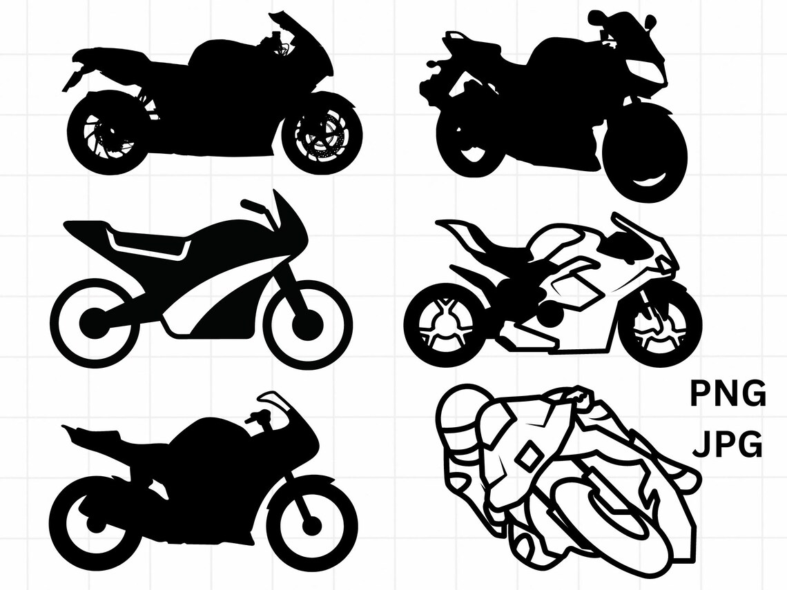 Sportbike Svg Bundle, Sport Bike SVG, Super Bike Svg Bundle, Bike Svg ...