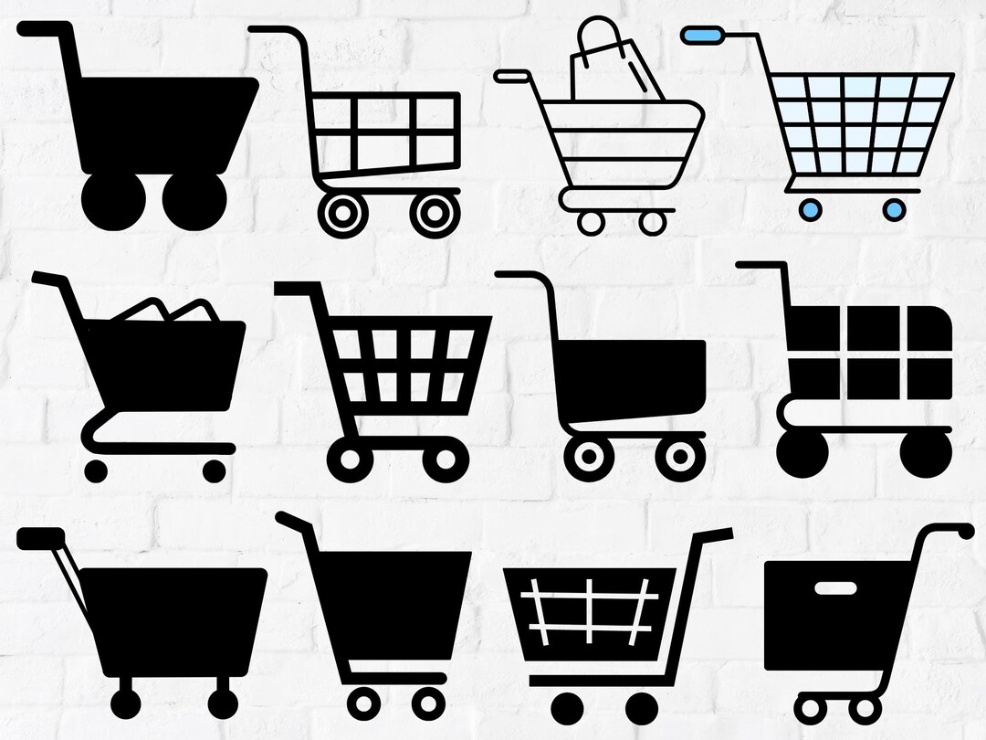 Shopping Cart SVG Bundle, Shopping Cart SVG, Shopping Cart Cricut ...