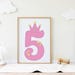 Birthday Numbers Svg, Princess Alphabet and Numbers SVG Bundle ...