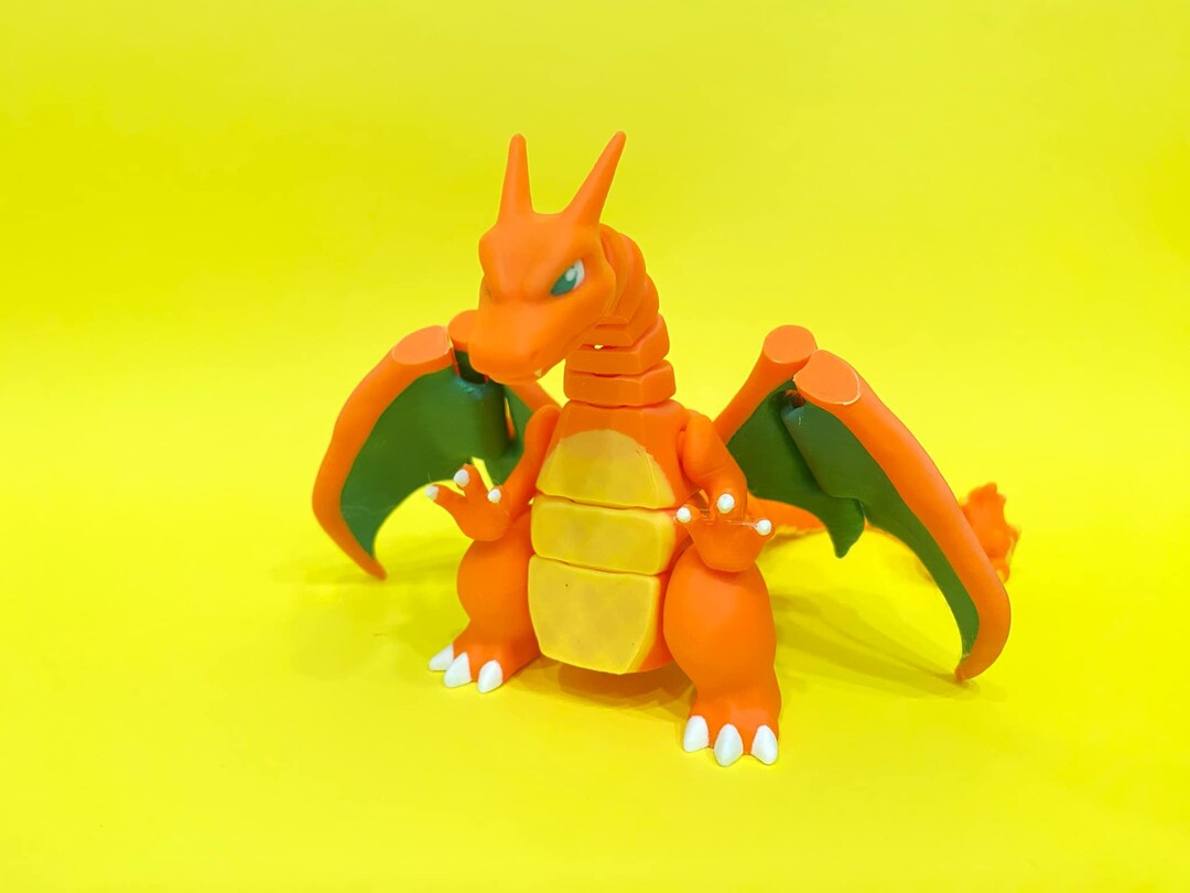 Pokemon Charizard Flexi Articulating Toy - Gift, Decor, Collectible - Etsy