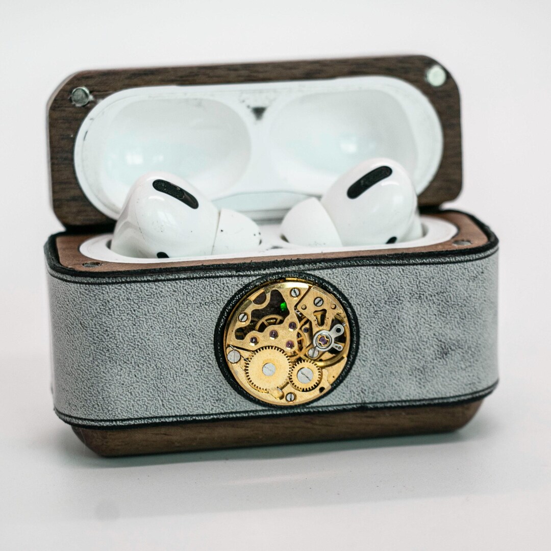 Custom Mechanical Airpods Case: Handmade Leather AirPod 1, 2, 3 & Pro ...