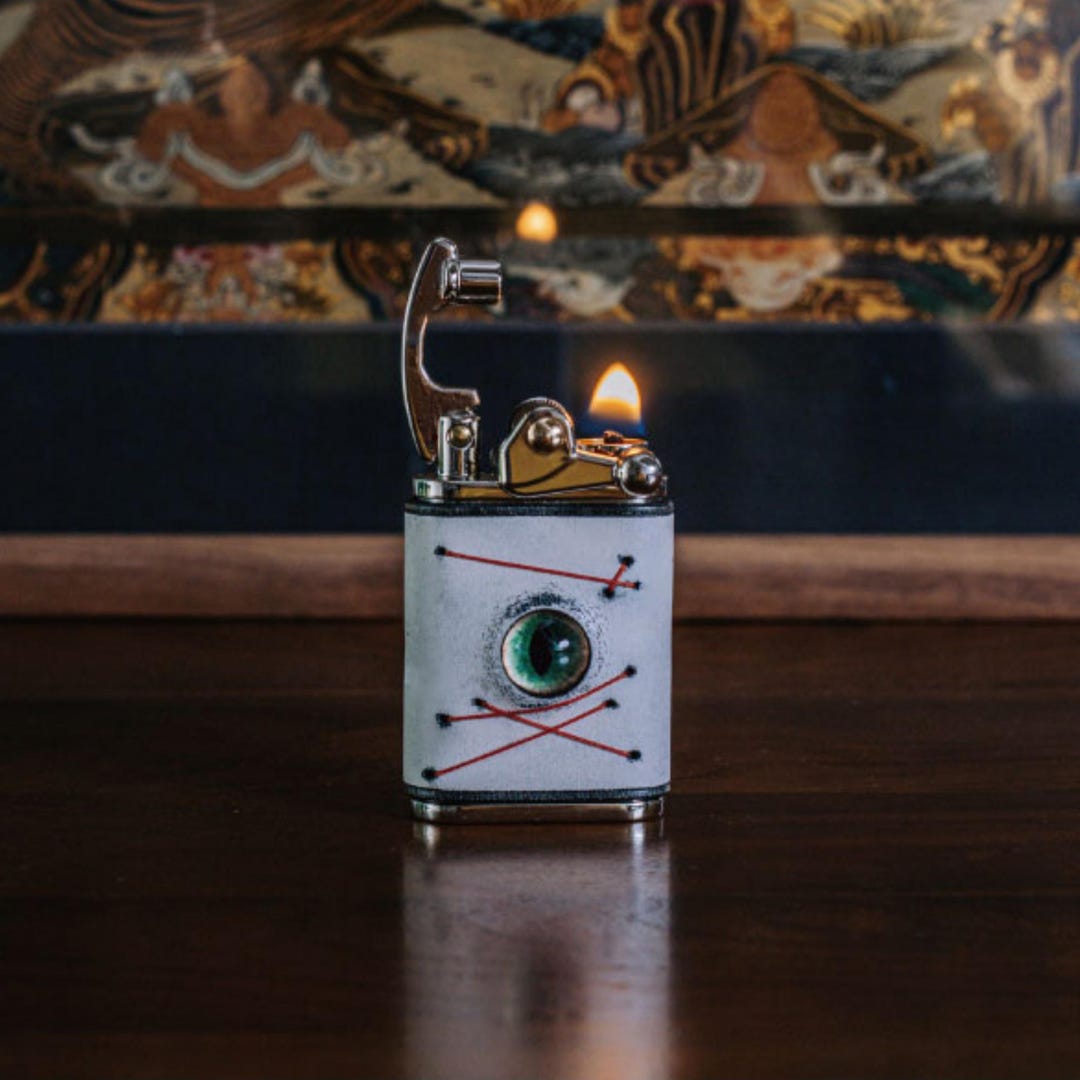 Personalized Leather Lighter, Custom Evil Eye, Groomsmen Gift - Etsy