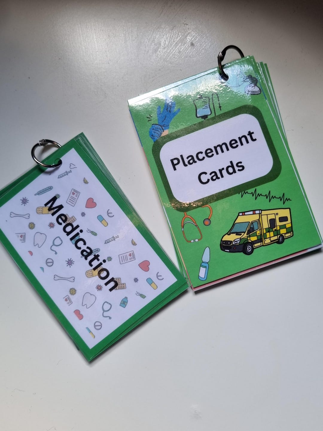 Paramedic Placement Flash Cards and Medicatio Flascards, Study Cards ...