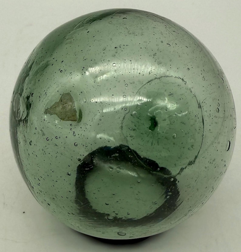 3 Inch Old Japanese Glass Working Float With an Inclusion and Lots of ...