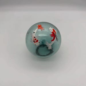 Handpainted Koi Design Japanese Fishing Float - Etsy