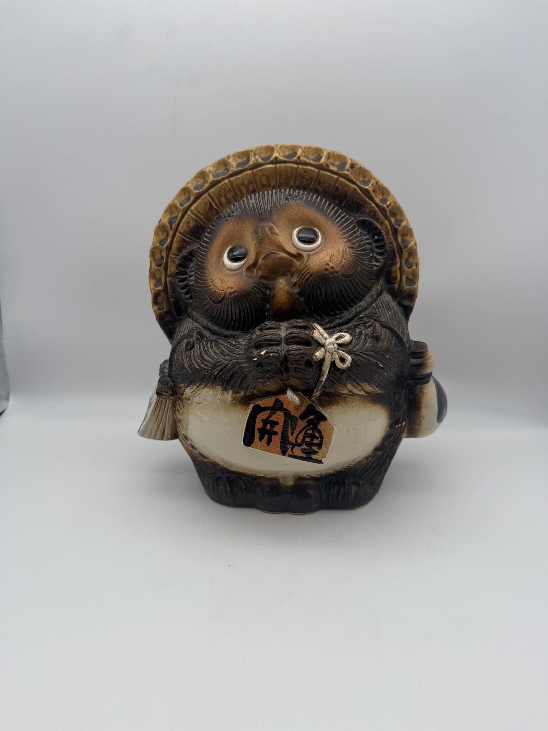 Japanese Tanuki Statue - Etsy