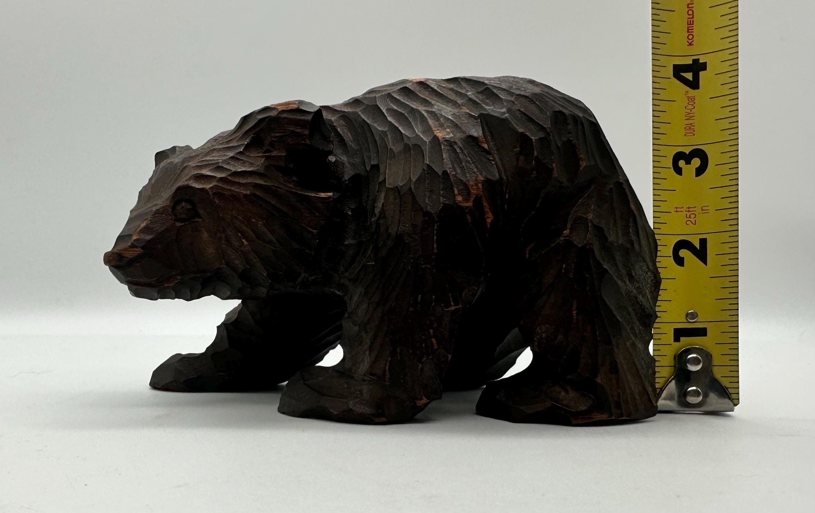 Vintage Japanese Ainu Hand Carved Bear - Etsy
