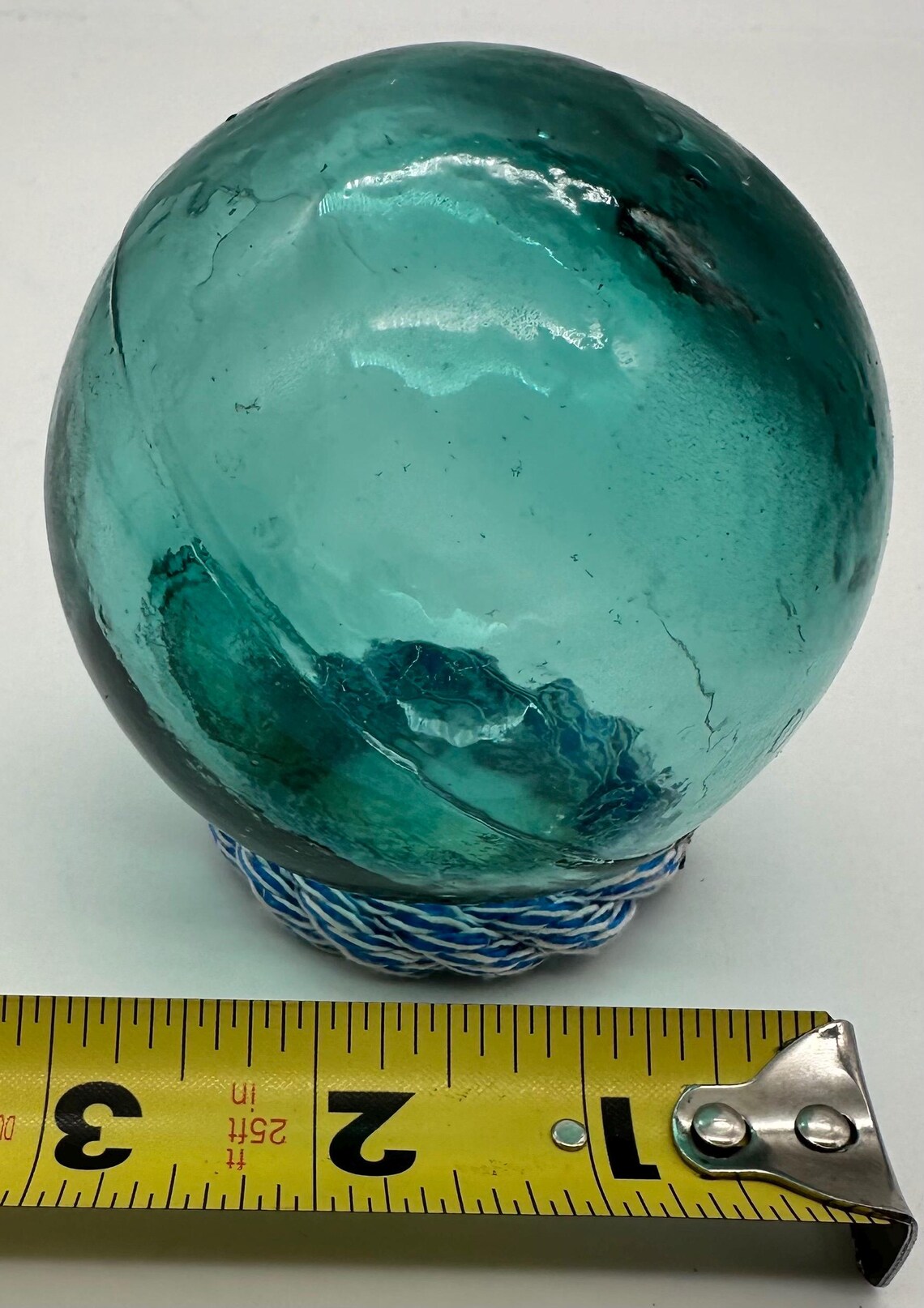 Stunning 3 Inch Japanese Teal Blue Glass Float. - Etsy